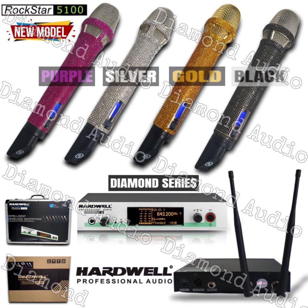 Jual Mic Wireless Hardwell RockStar5100 D Original Single Microphone ...