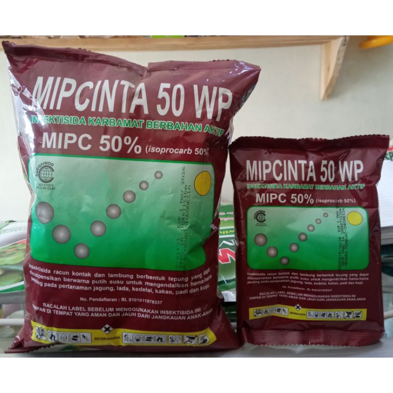 Jual MIPCINTA 50 WP INSEKTISIDA KARBAMAT 100 GRAM 500 GRAM | Shopee ...