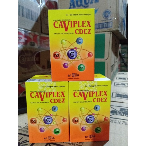 Jual Caviplex CDEZ Botol isi 60 (Vit C D E & Zinc) | Shopee Indonesia