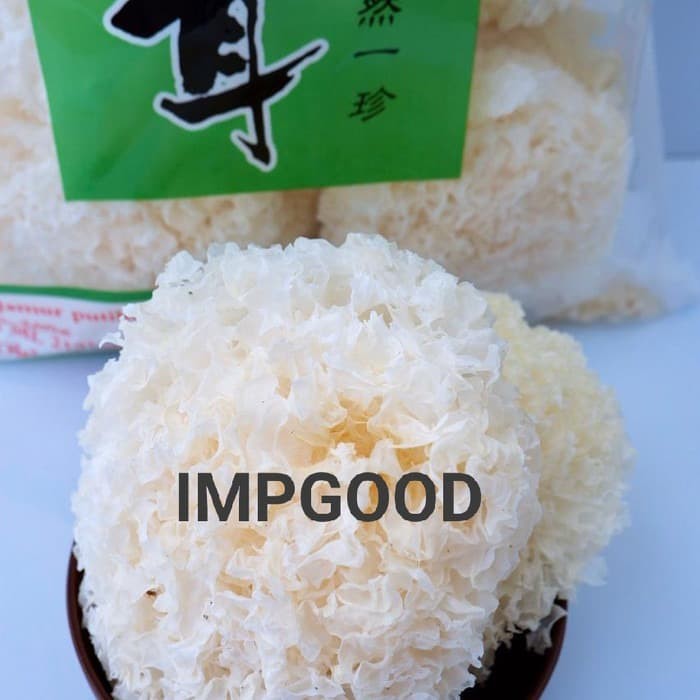 Jual JAMUR PUTIH / WHITE FUNGUS / BOK NI / BAI MU ER 500GRAM | Shopee ...