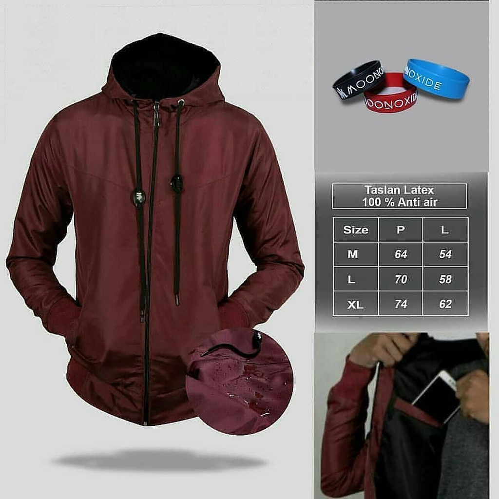 Jual Jaket anti air angin waterproof jumbo big size ukuran be Jaket ...
