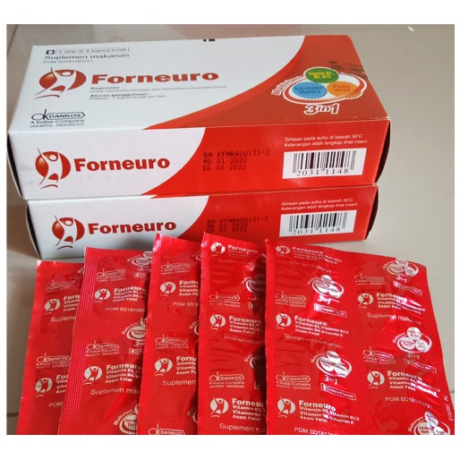Jual FORNEURO MULTIVITAMIN 1 STRIP | Shopee Indonesia