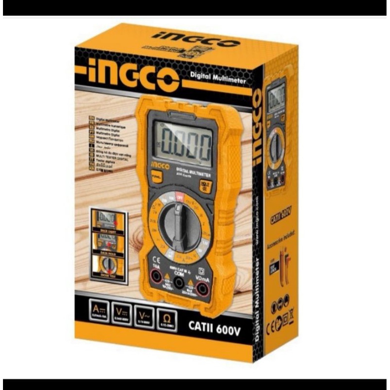 Jual INGCO DM2002 Multitester digital DM 2002 Multimeter Multi tester ...