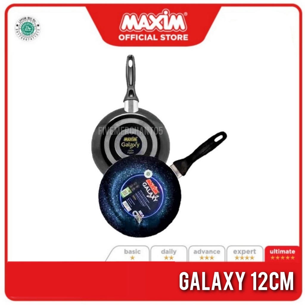 Jual Penggorengan Maxim Galaxy 12cm Frypan Maxim Galaxy Wajan Teflon ...