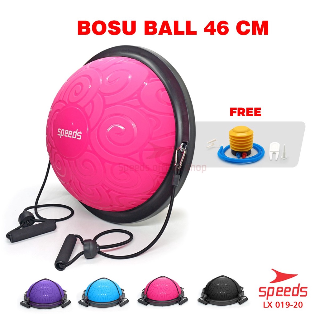 Jual SPEEDS Bosu Ball Balance Pad Olahraga Rumah Gymball Fitness ...