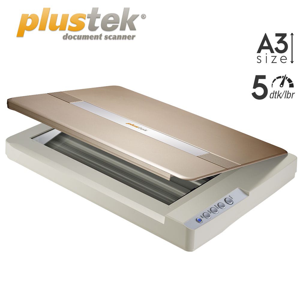 Jual SCANNER PLUSTEK A3 OPTICSLIM 1680 (FLATBED) | Shopee Indonesia