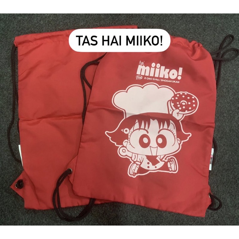 Jual Paket Lengkap Hai miiko! (2 Tas,Pouch,Sarung Bantal,Gantungan ...