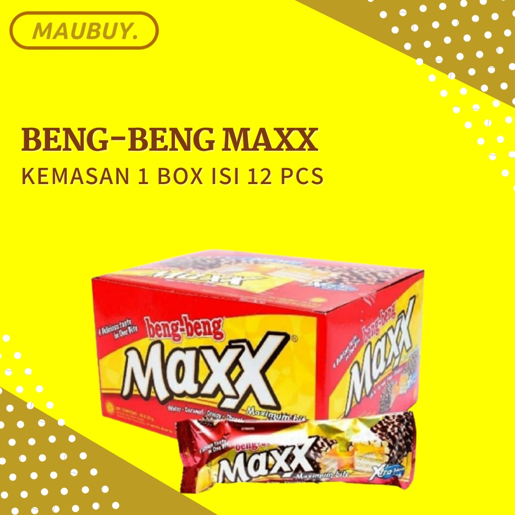 Jual BENGBENG MAX MAXX ISI 12 PCS WAFER COKELAT | Shopee Indonesia