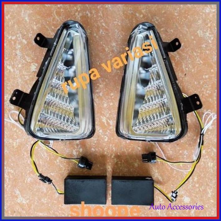 Jual Lampu Drl Depan Foglamp Bumper Toyota Innova Inova Reborn Nyala ...