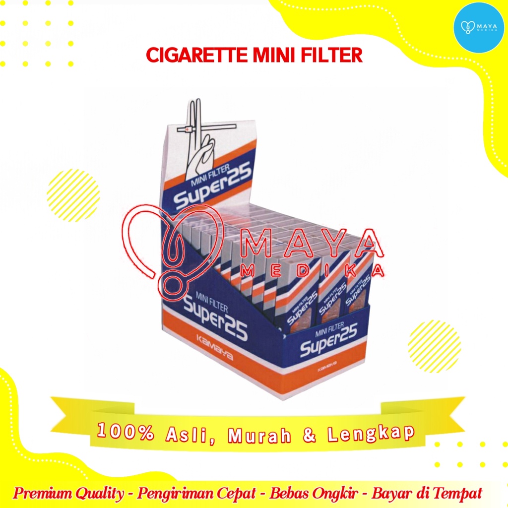 Jual Cigarette Mini Filter Super25 (Filter Rokok) | Shopee Indonesia