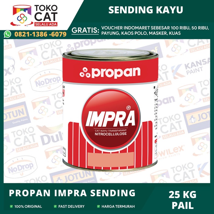 Jual IMPRA SENDING SEALER MSS 123 PROPAN IMPRA MELAMINE + HARDENER 5KG ...
