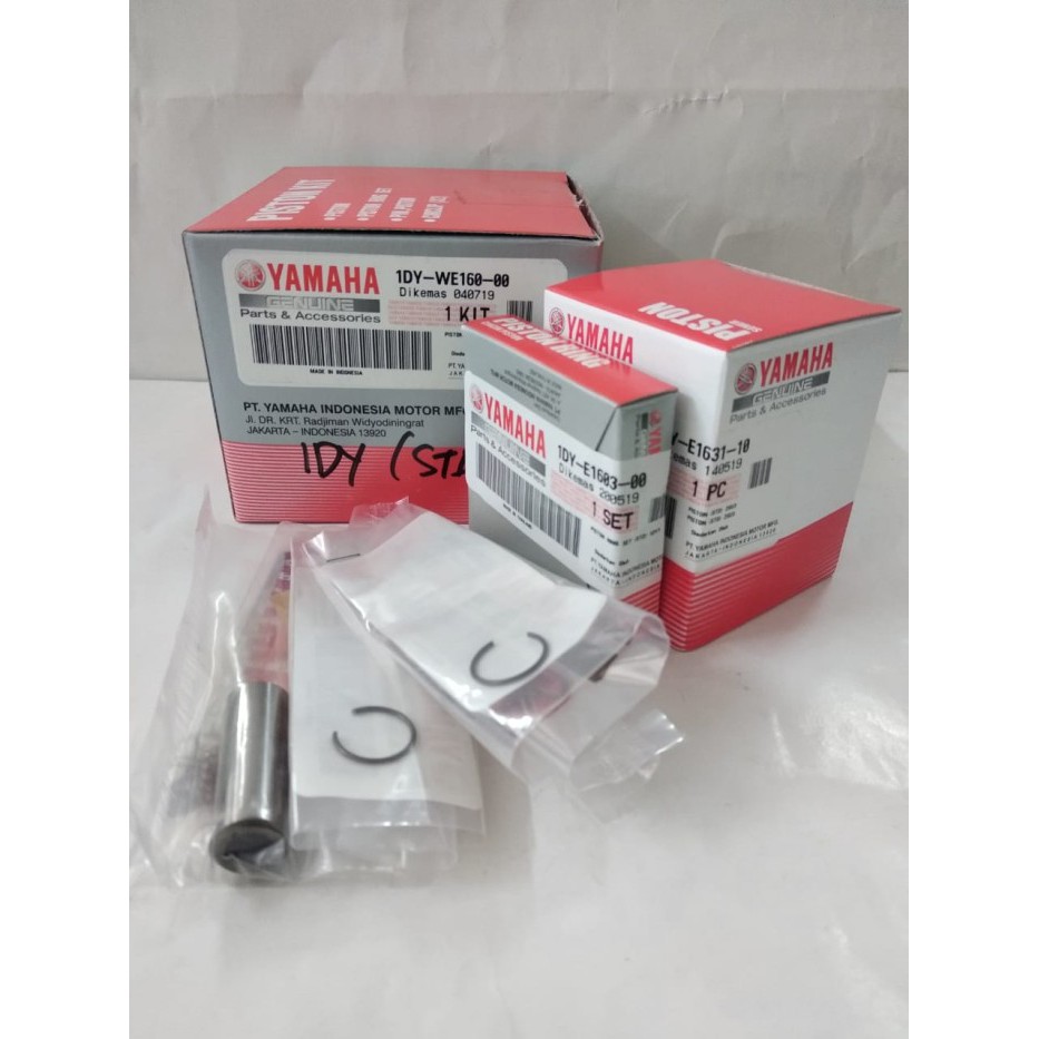 Jual PISTON SET/ASSY STANDART ORIGINAL YAMAHA JUPITER Z1, VEGA FORCE / PISTON KIT (STD) 1DY ...