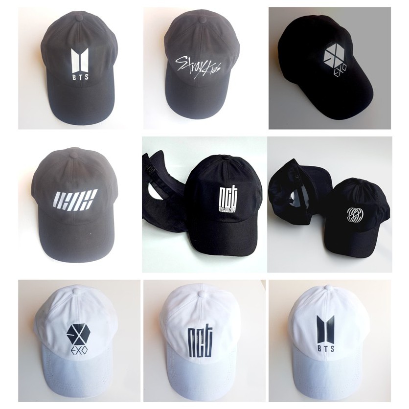 Jual TOPI KPOP Baseball Cap TOPI Pria Wanita Casual Sporty EXO SUJU ...