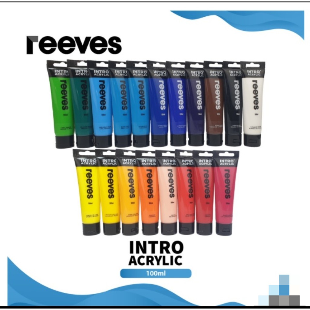 Jual car acrylic intro reeves 100 ml satuan | Shopee Indonesia