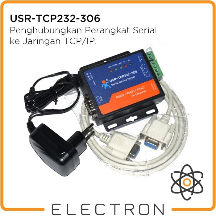 Jual USR-TCP232-306 Serial to TCP/IP RS232 RS485 RS422 Ethernet Converter | Shopee Indonesia