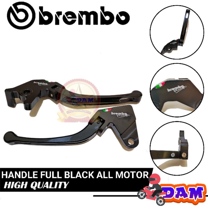 Jual HANDLE LIPAT BREM FULL BLACK TEKUK LIPAT ALL MOTOR UNIVERSAL ...