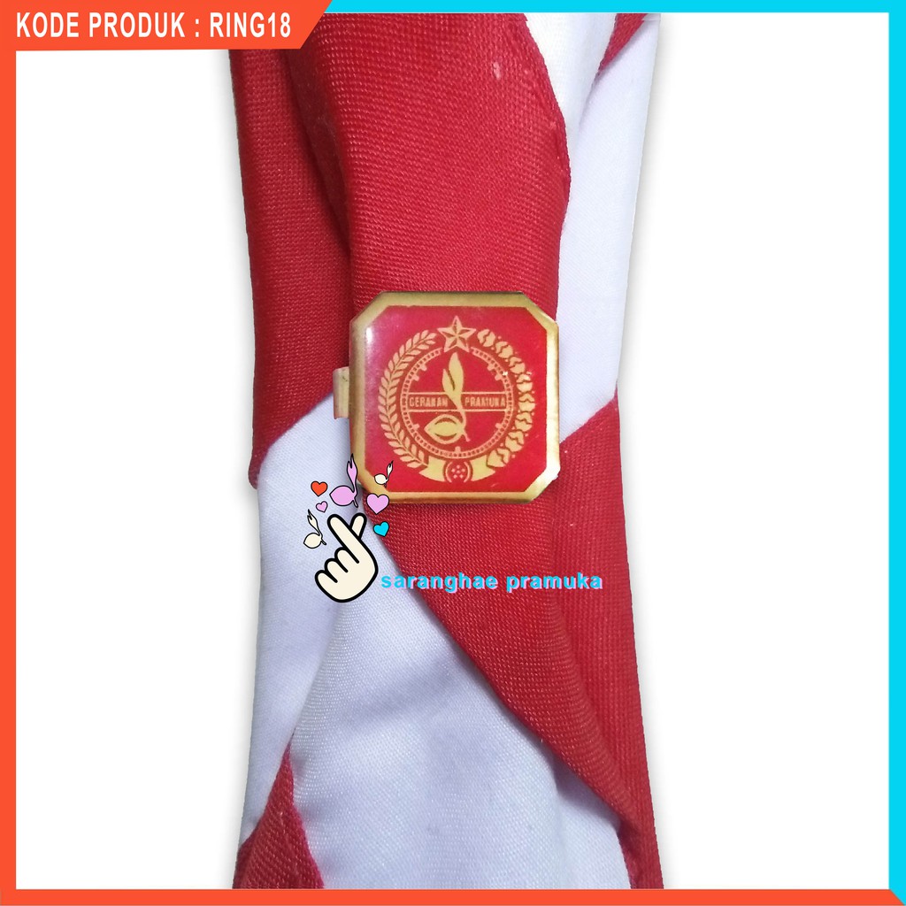 Jual Ring Hasduk Kolongan Hasduk Cincin Kacu Pramuka Penggalang Fiber ...