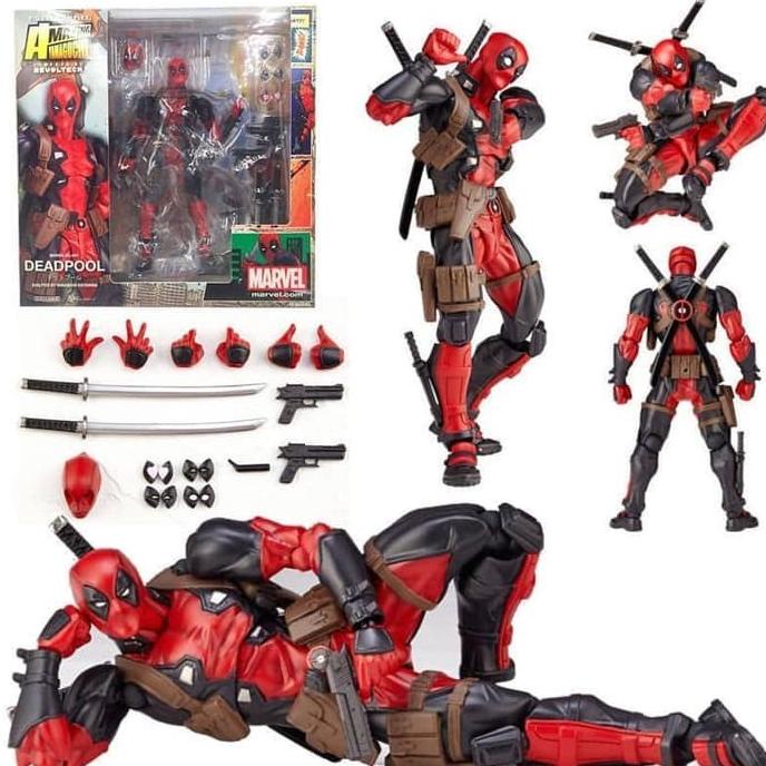 Jual Revoltech Deadpool Action Figure Amazing Yamaguchi | Shopee Indonesia