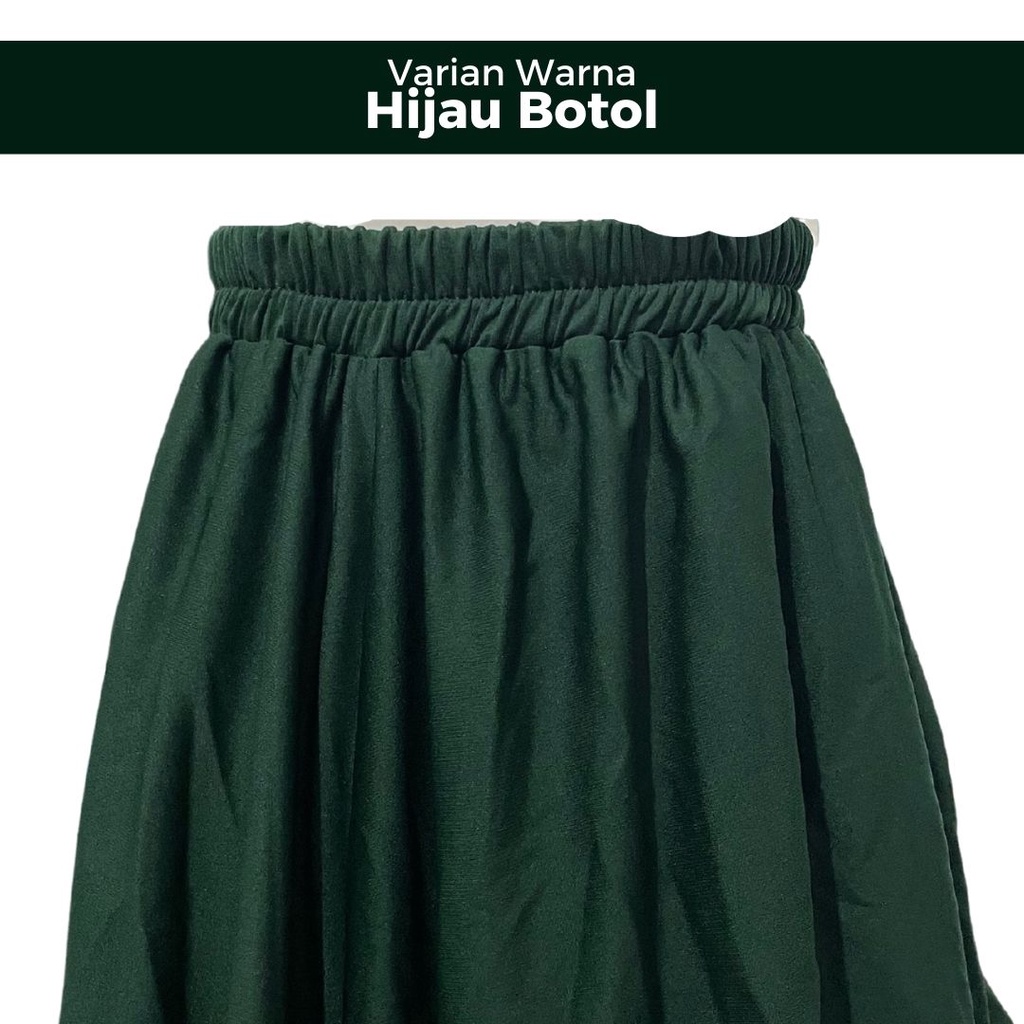 Jual ROK POLOS WANITA / BASIC SKIRT / ROK WANITA / ROK MUSLIMAH ( 100% ...