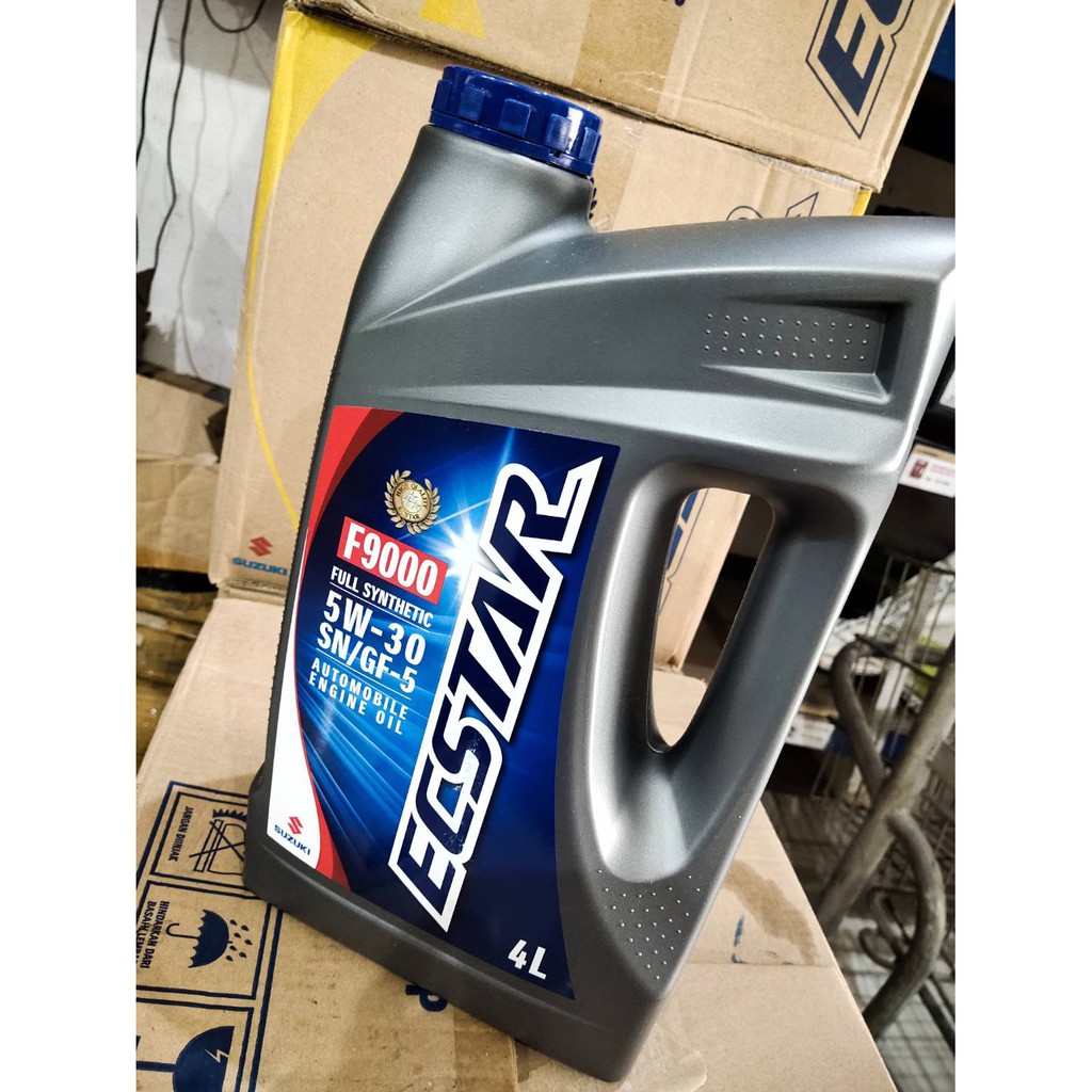 Jual Oli ECSTAR ( SUZUKI GENUINE OIL) 5W-30SN 4 Liter | Shopee Indonesia