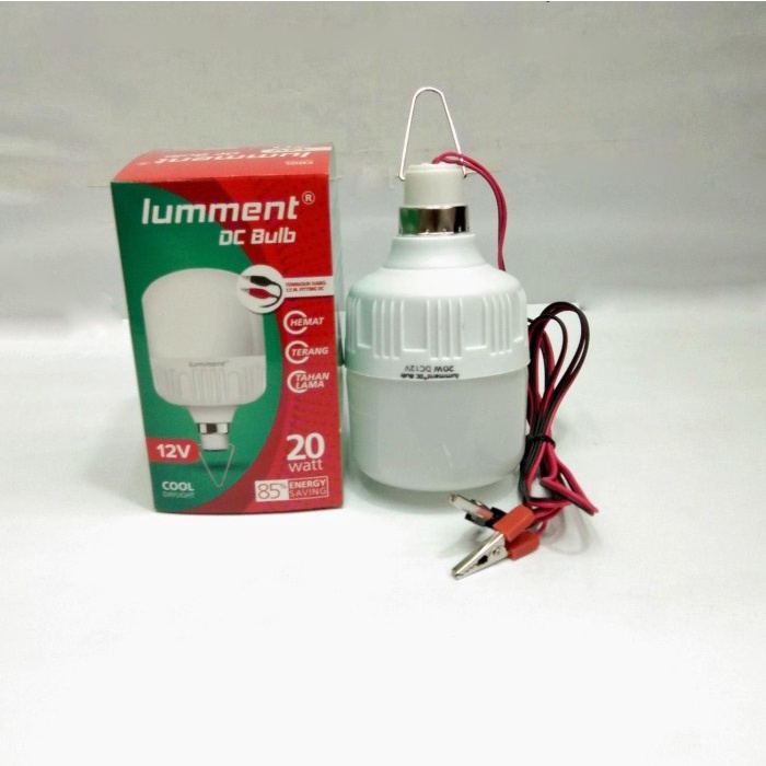 Jual Lampu LED DC 12 Volt - 20 Watt / Lampu Jepit Aki 12 Volt - 20 Watt | Shopee Indonesia