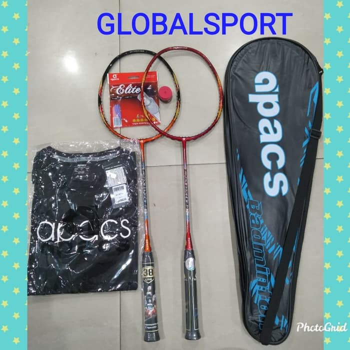 Jual Raket Badminton " APACS SUPER SERIES 88 ,38 LBS ORIGINAL | Shopee ...