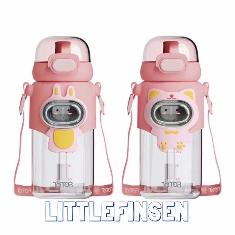 Jual botol anak karakterk/botol teguk karakter/botol anak 2 in 1/botol ...