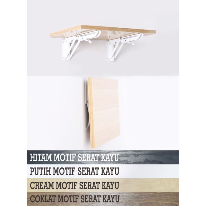 Jual Meja Lipat Dinding Meja Ambalan 60 x 40 CM A794 | Shopee Indonesia
