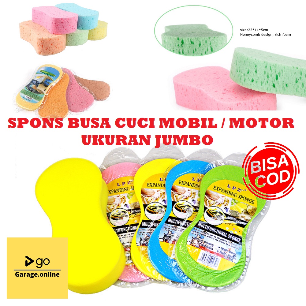 Jual SPONGE / SPONS BUSA CUCI MOBIL MOTOR UKURAN JUMBO BESAR TRUK ...