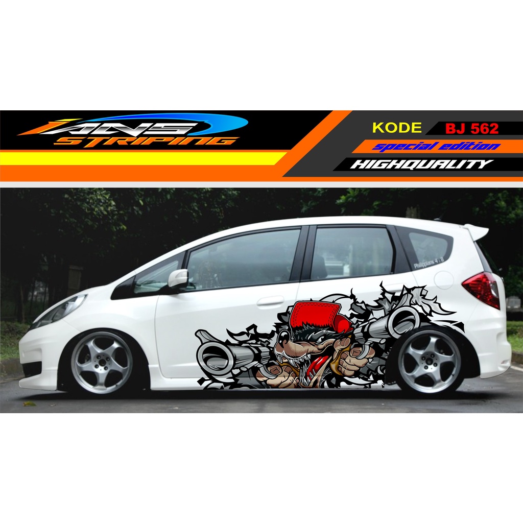 Jual STICKER DECAL MOBIL JAZZ BRIO SWIFT / STIKER MOBIL / DECAL STICKER ...
