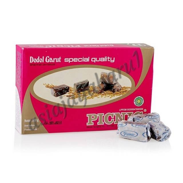 Jual DODOL GARUT Merk "PICNIC" Berat 500 gram | Shopee Indonesia