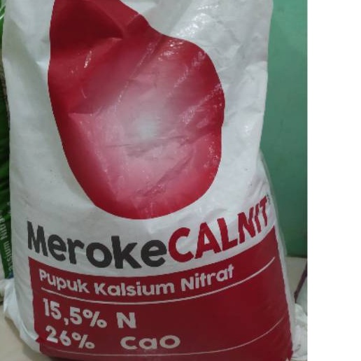 Jual Pupuk Calsium Nitrate / Kalsium Nitrat Calnit Kemasan Zak 25 kg ...
