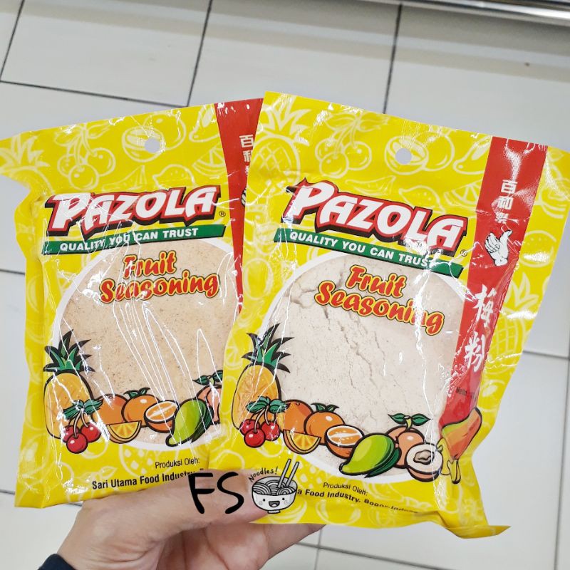 Jual Bumbu Buah Pazola Fruit Seasoning 100 Gram Garam Buah | Shopee ...