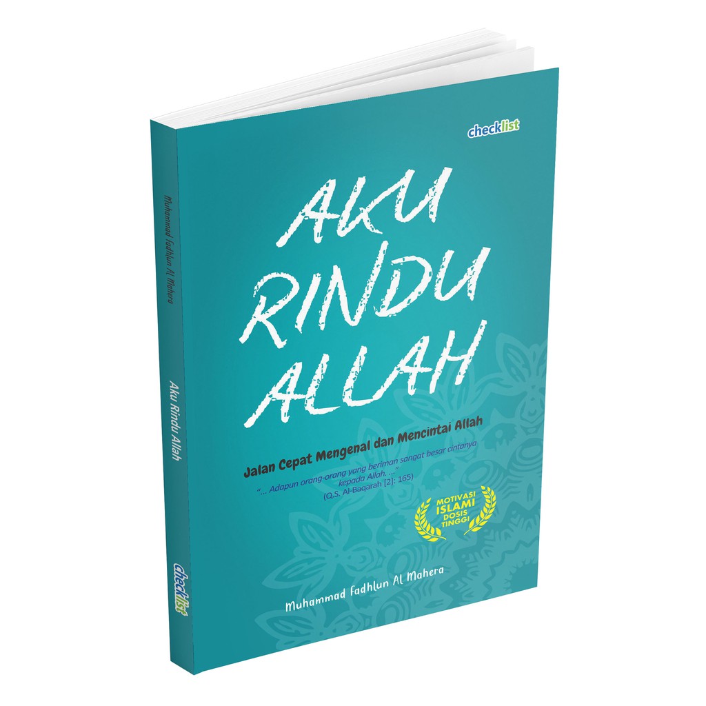 Jual Checklist Aku Rindu Allah | Shopee Indonesia