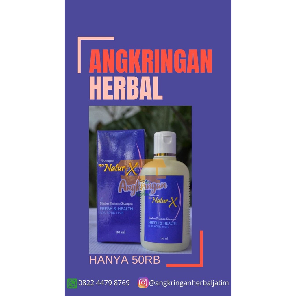 Jual Shampoo PRO Natur-X (Modern Probiotik Shampoo Fresh & Health For ...