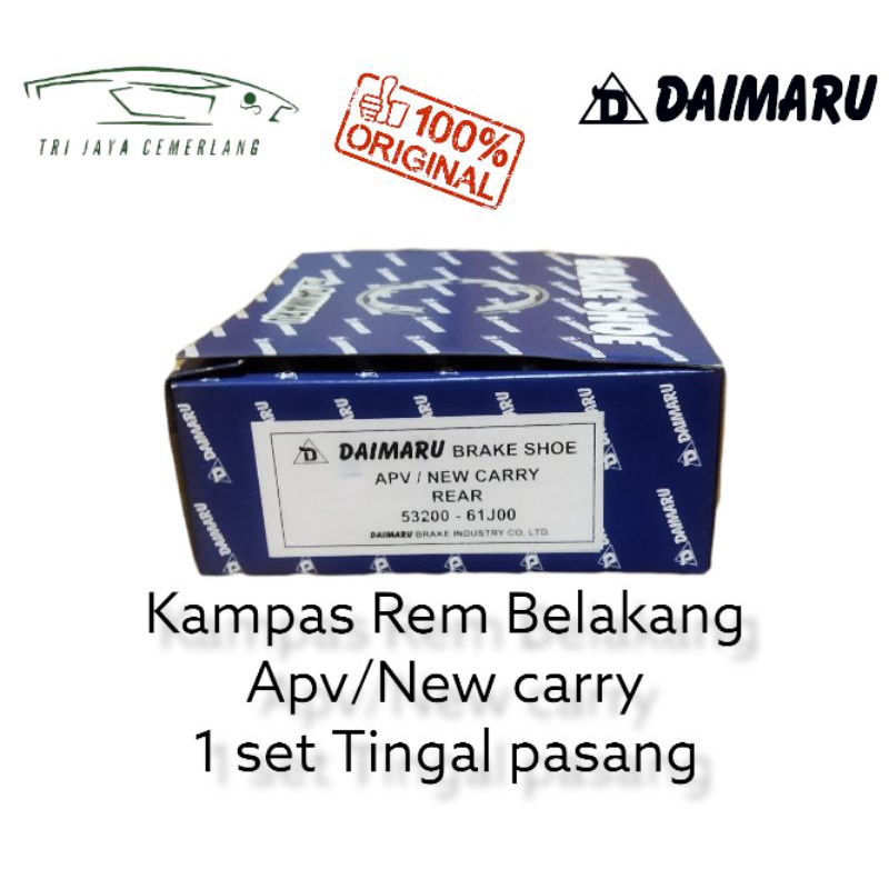 Jual KAMPAS REM BELAKANG APV/NEW MEGA CARRY 2019 DAIMARU 1 SET | Shopee Indonesia