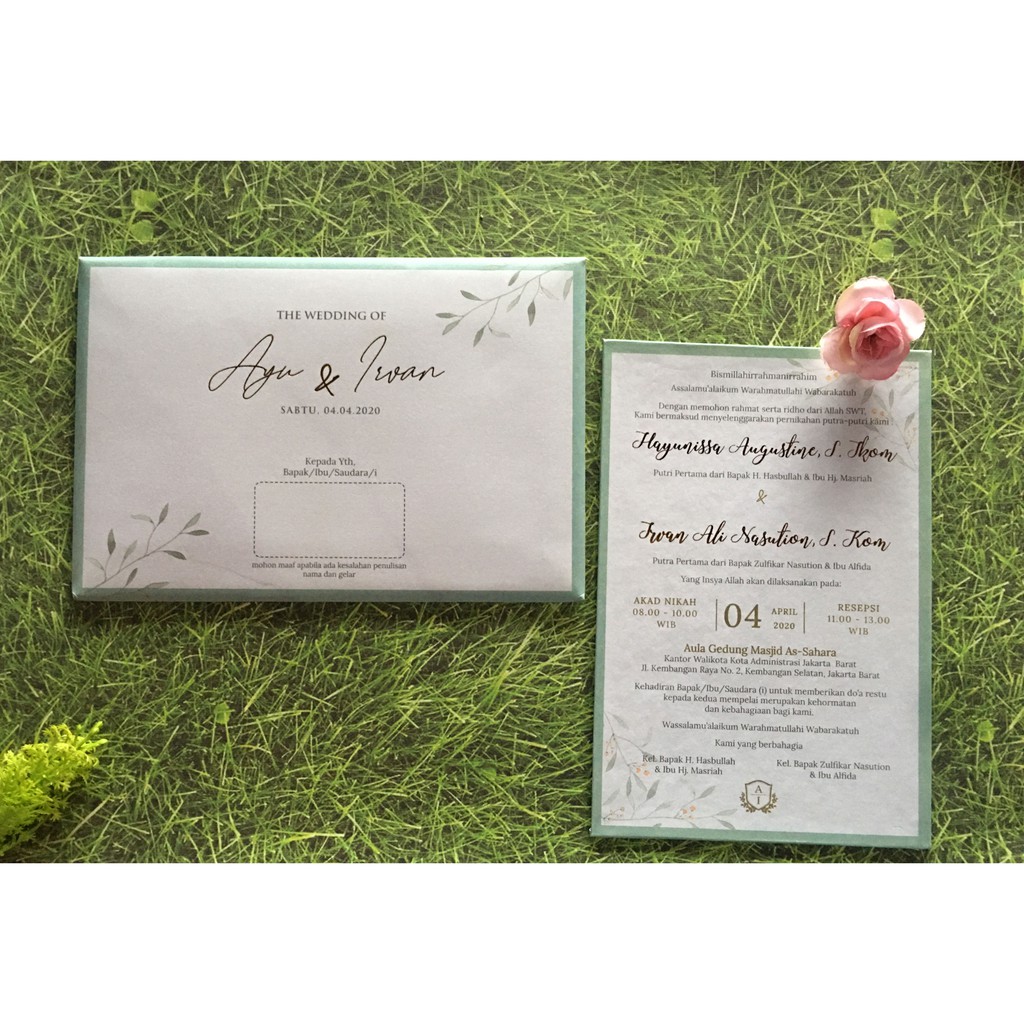 Jual Undangan Pernikahan Hard Cover Landscape | Shopee Indonesia