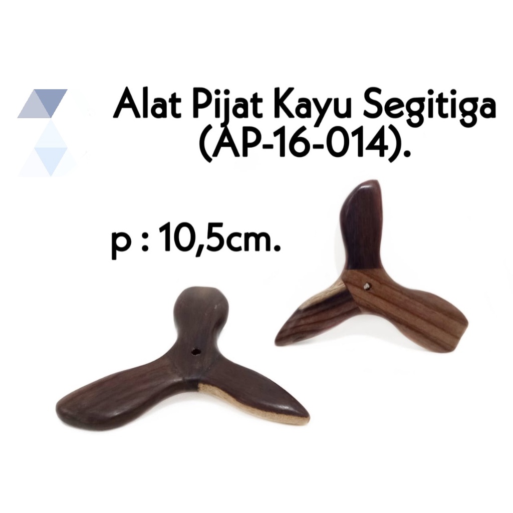 Jual Alat pijat kayu segitiga / Alat memijat dan garuk serbabisa / Alat ...