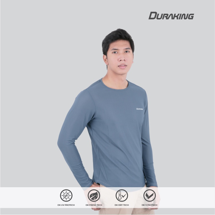 Jual Duraking Running Jersey Long Sleeve (Man) Basic Color Tee | Shopee ...