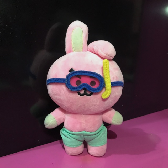 Jual OFFICIAL BT21 Cooky Plush Doll Summer Edition Bon Voyage | Shopee ...