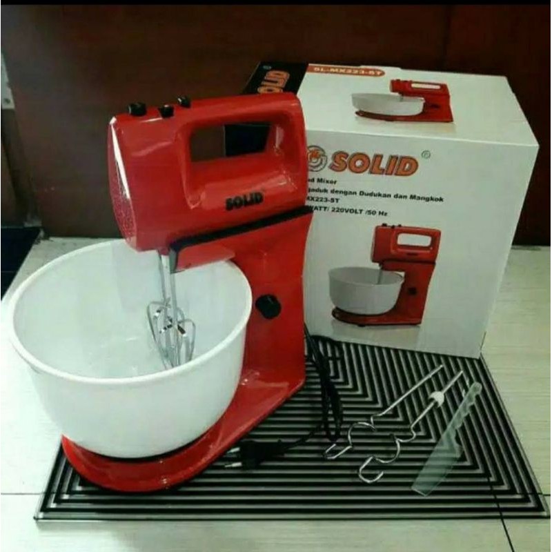 Jual Stand MIxer SOLID SL-MX 223-ST/ Standing Mixer Kue/ Pengaduk ...