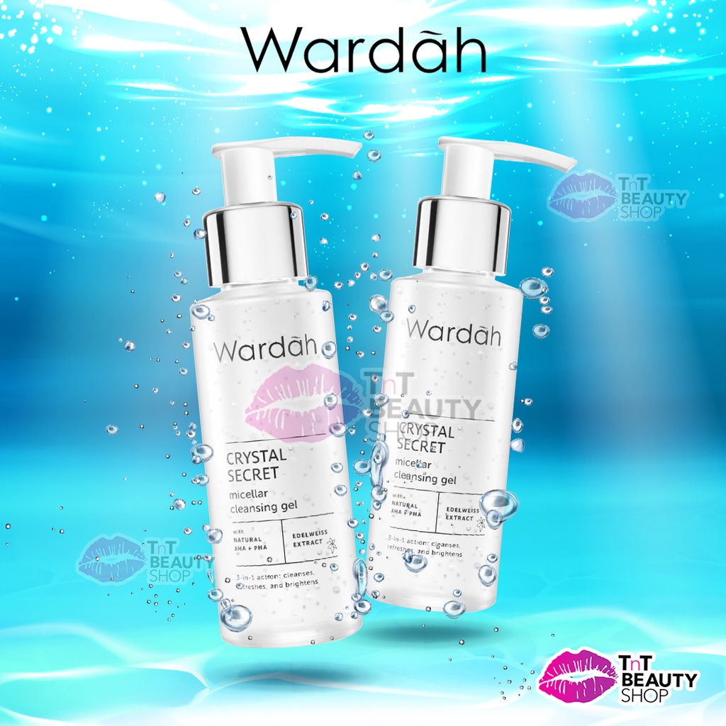 Jual Wardah Crystal Secret Micellar Cleansing Gel 95ml - Micellar untuk kulit berminyak | Shopee ...