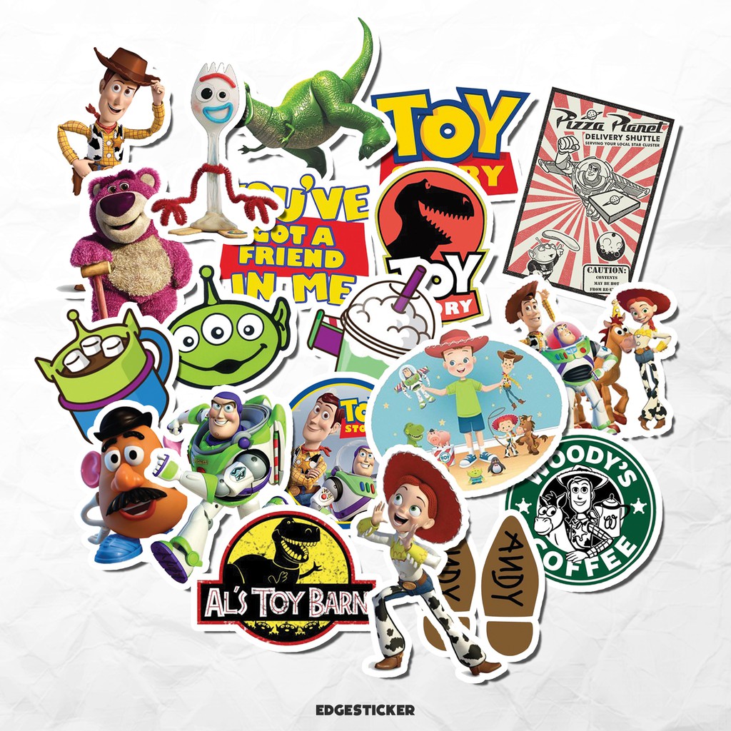 Jual 20pcs TOY STORY Sticker Pack | Stiker Anti Air Anti Luntur ...
