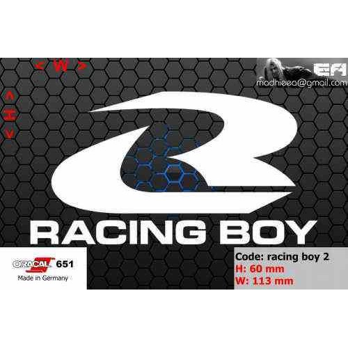 Jual ea cutting sticker / decal Code: racing boy 2 ( sponsor logo ...