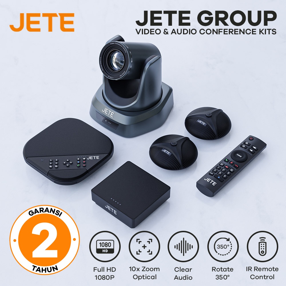 Jual Webcam Video Conference JETE Group 10x Zoom with 2 Expansion ...