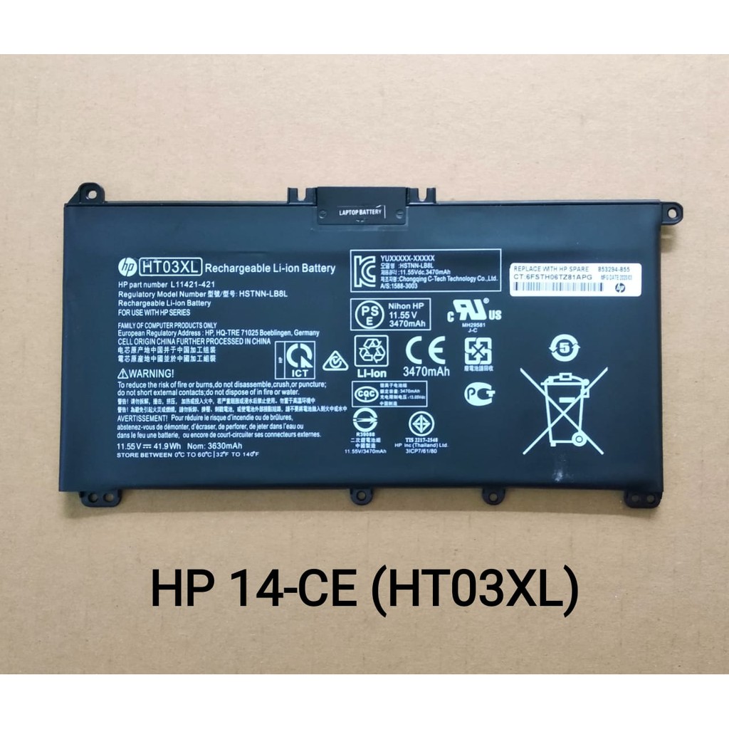Jual ORIGINAL BATTERY BATERAI LAPTOP HP 14-CE 14-CF 14-CK 14-CM 14-CR ...