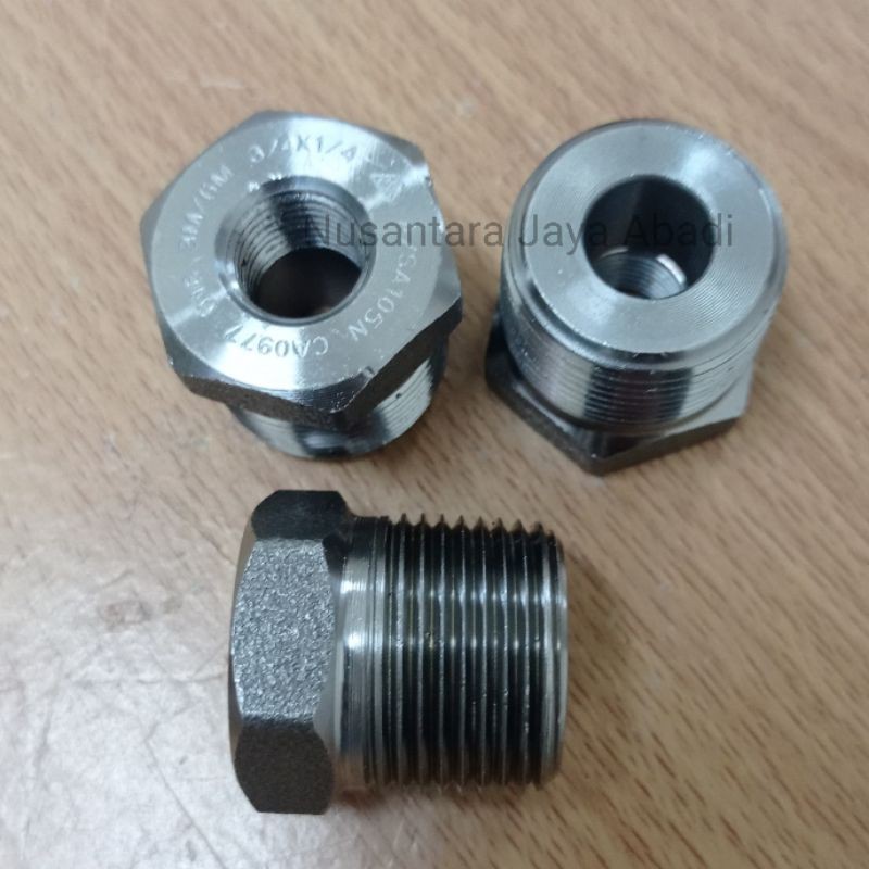 Jual Bushing Vring Besi A105 3000 Psi NPT 3/4 x 1/4 " inchi | Shopee ...