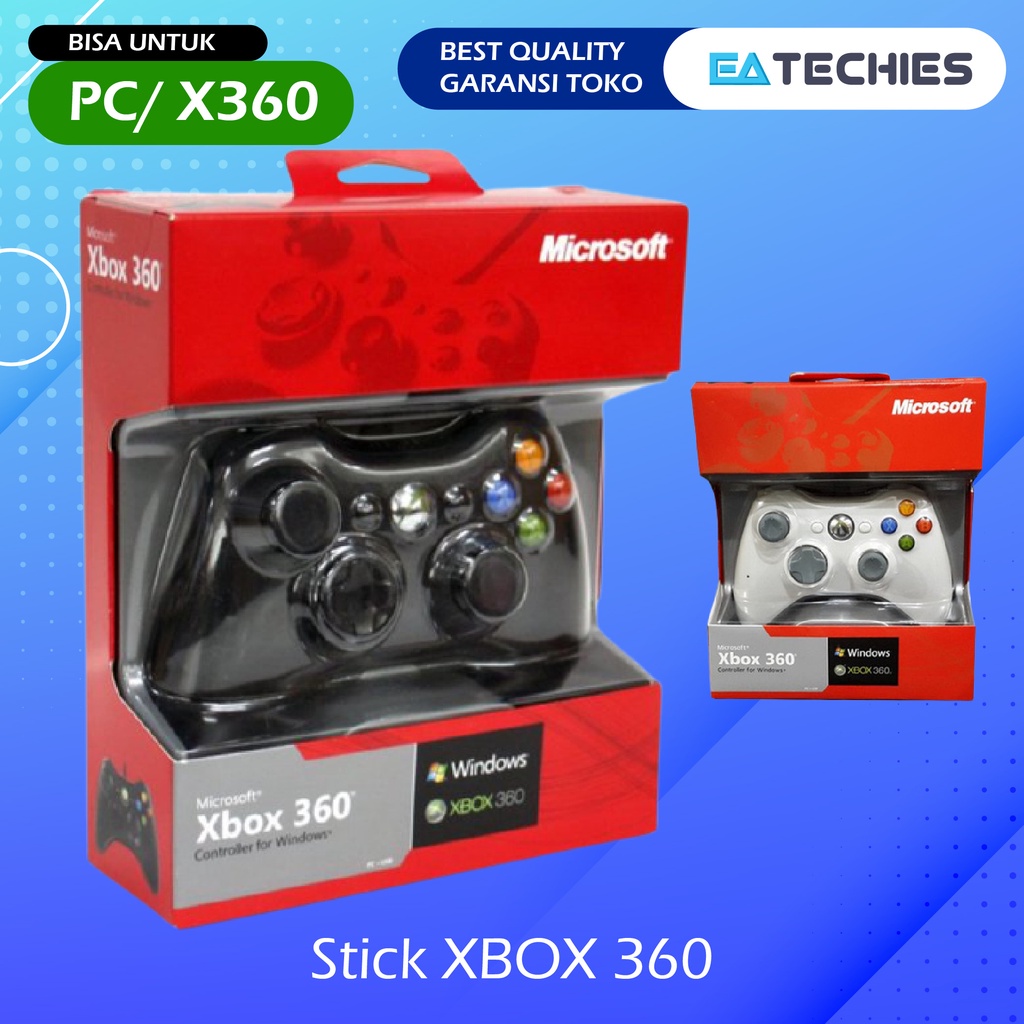 Jual Stick XBOX 360 Original PC Komputer Laptop Steam Epic XINPUT Stik ...