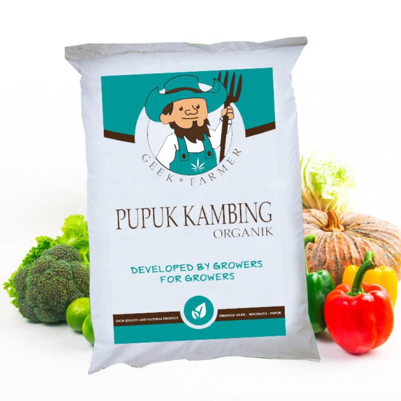 Jual Pupuk Kambing Organik Halus Premium ( Geek Farmer ) | Shopee Indonesia