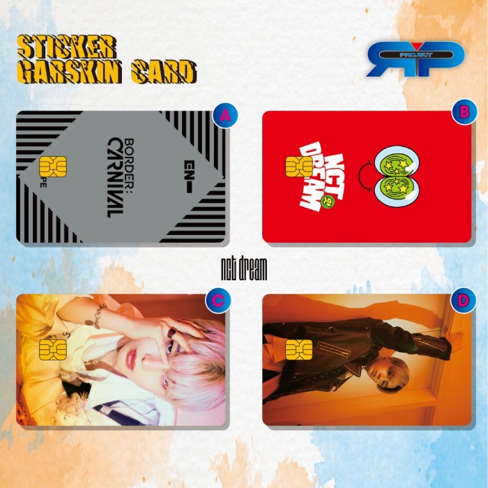 Jual Stiker garskin card atm flazz dan emoney NCT | Shopee Indonesia